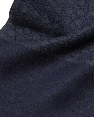 FERRAGAMO Gancini Logo Wool Scarf