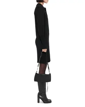 ALLSAINTS Coyte Wool Button Front Dress