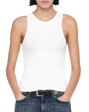 ALLSAINTS Teresa Racerback Tank Top - Optic White