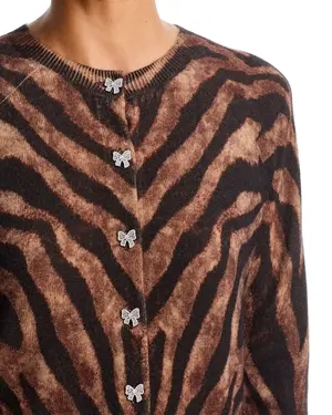 Aqua Ziger Cashmere Cardigan Exclusive