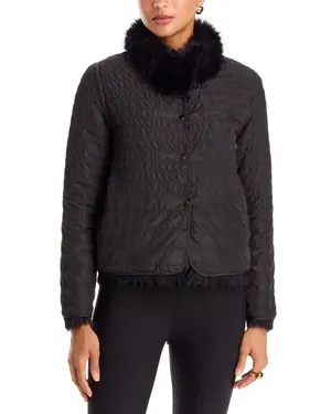 Love Token Joyce Reversible Faux Fur Jacket