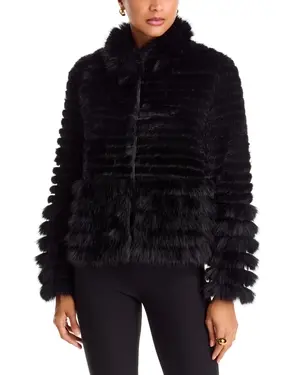 Love Token Joyce Reversible Faux Fur Jacket