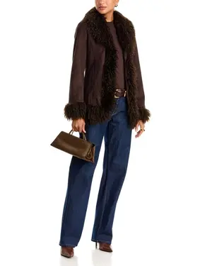 Love Token Natalia Faux Shearling Coat
