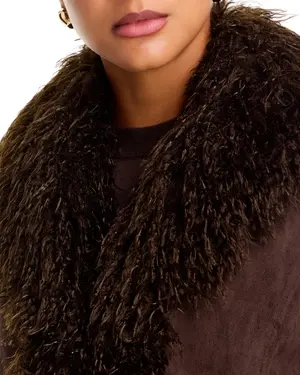Love Token Natalia Faux Shearling Coat