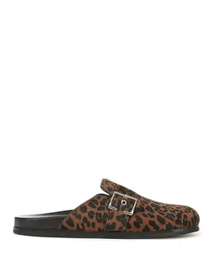 Vince Leon Calf Hair Mule Flats