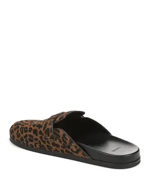 Vince Leon Calf Hair Mule Flats