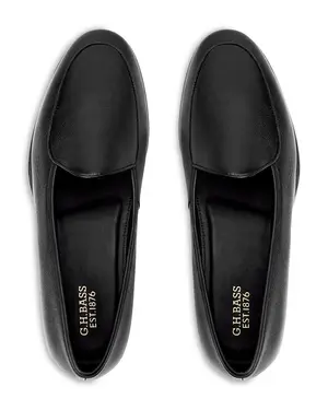 G.H.BASS G. H. Bass & Co. Camden Leather Loafers - Black