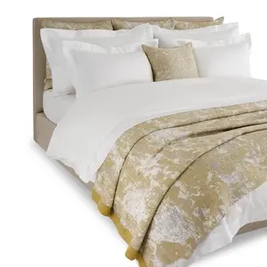 CELSO DE LEMOS Waltz Egyptian Cotton Blend Euro Sham - Miel