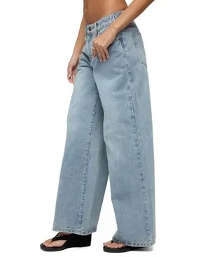 EDIKTED Darynne Low Rise Baggy Jeans