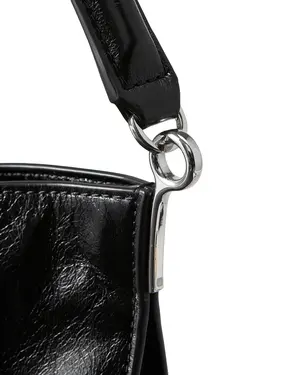 Veronica Beard Crinkle Leather Shoulder Bag