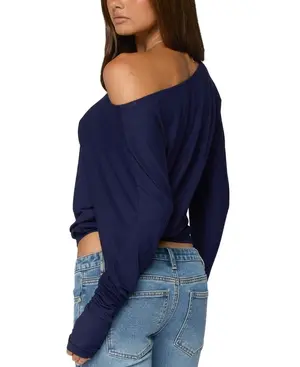EDIKTED Pazzy Off Shoulder Top