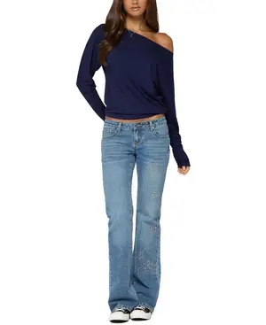 EDIKTED Pazzy Off Shoulder Top