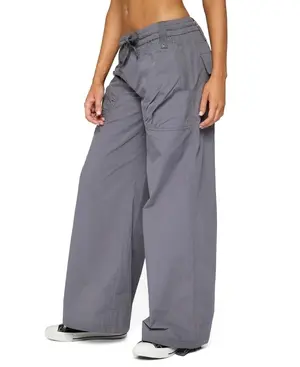 EDIKTED Kathleen Oversized Cotton Cargo Pants