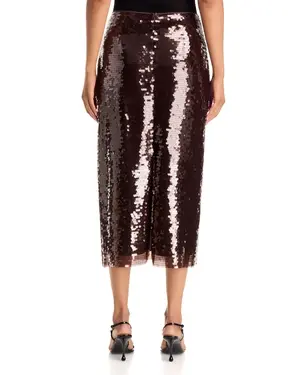 Tanya Taylor Kiah Sequined Skirt
