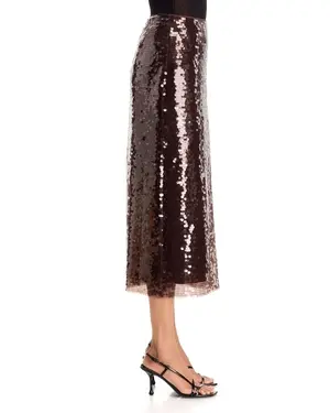 Tanya Taylor Kiah Sequined Skirt