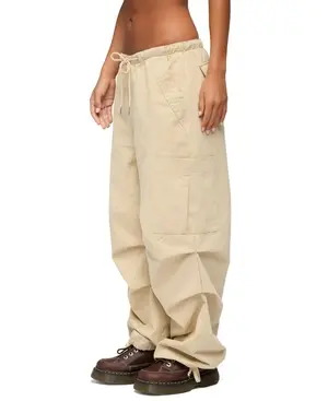 EDIKTED Emzi Baggy Cotton Cargo Pants