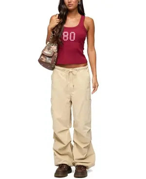 EDIKTED Emzi Baggy Cotton Cargo Pants