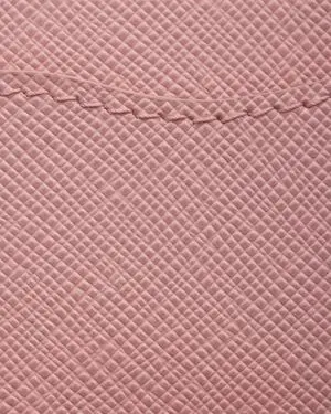 Prada Saffiano-leather Card Holder - Peach
