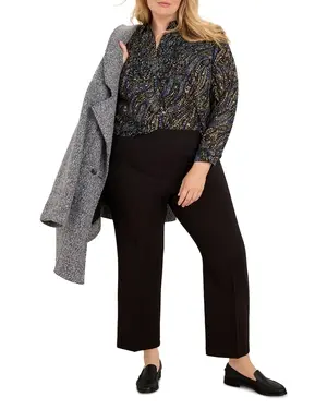 NIC+ZOE Portobello Printed Chiffon Shirt