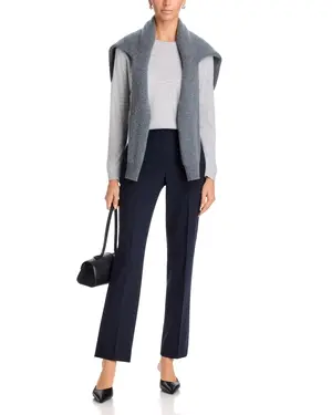 Theory Marcee Classic Wool Stretch Suit Pants