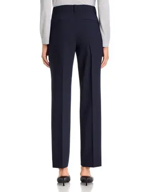 Theory Marcee Classic Wool Stretch Suit Pants
