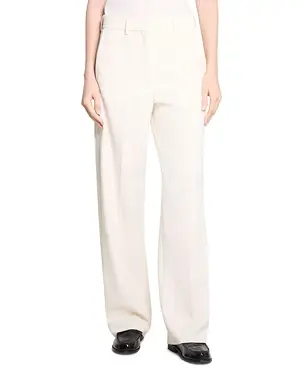 Theory Tuxedo Pants In Admiral Crepe - Rice