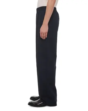 Helmut Lang Relaxed Fit Compact French Terry Logo Sweatpants