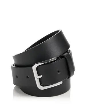 Vince Leather Belt - Black