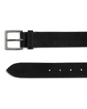 Vince Burnished Leather Belt