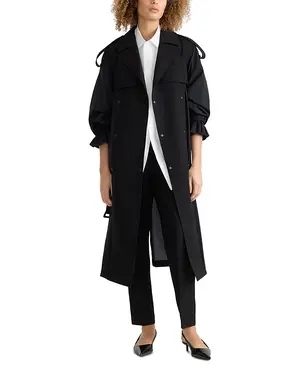 Mackage Zonomi Lightweight Trench Coat - Black