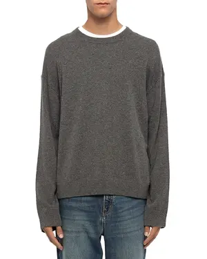 Zadig&Voltaire Marko Wool & Cashmere Crewneck Sweater - Medium Grey