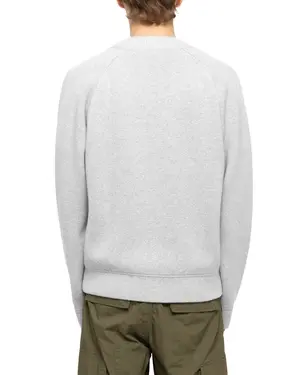 Zadig&Voltaire Gweno Wool & Cashmere Zip Bomber Sweater - Gris Chine