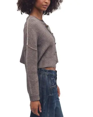 Free People Ottilie Button Front Cardigan Sweater