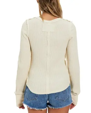 Free People Lucky Locket Cotton Tee