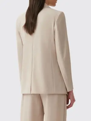 Fabiana Filippi Single-breasted Virgin Wool Blazer With Classic Lapels