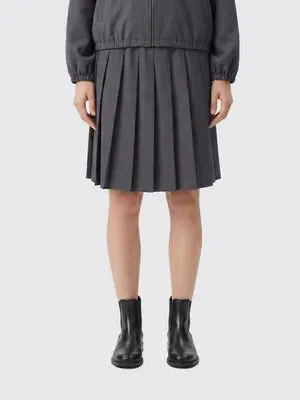 Fabiana Filippi High-waisted Pleated Wool-blend Mini Skirt