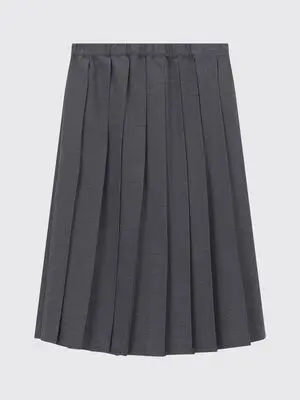 Fabiana Filippi High-waisted Pleated Wool-blend Mini Skirt