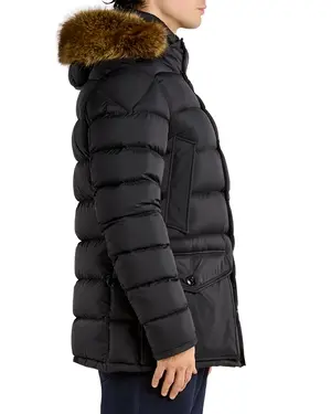 Moncler Clunye Hooded Stand Collar Down Parka