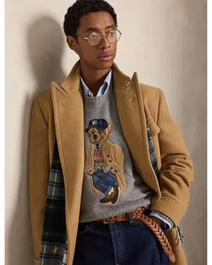 Polo Ralph Lauren Wool & Cashmere Relaxed Fit Polo Bear Sweater