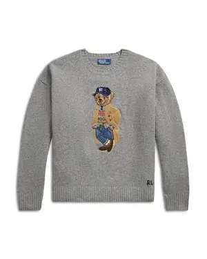 Polo Ralph Lauren Wool & Cashmere Relaxed Fit Polo Bear Sweater