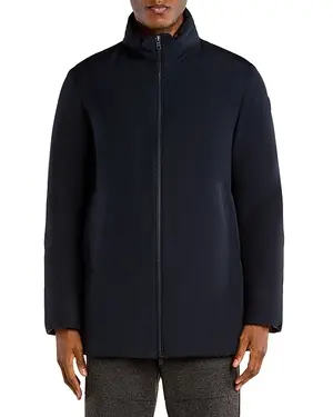 Moncler Didessa Reversible Stand Collar Down Parka - Navy