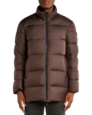 Moncler Didessa Reversible Stand Collar Down Parka
