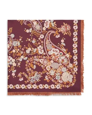 Gerard Darel Siloe Silk Scarf - Pink