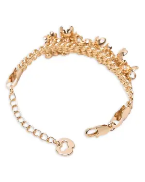Maje Imitation Pearl Flower Statement Bracelet