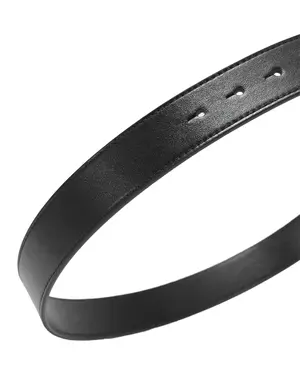 Maje Oval Buckle Leather Belt