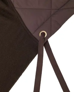 Maje Hooded Wool Scarf