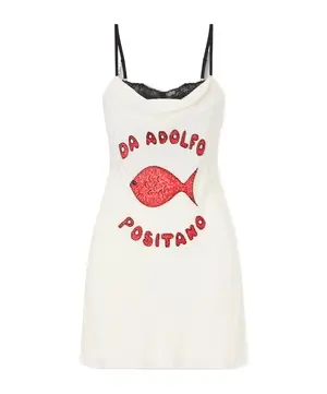 Staud Cowl Slip Mini Dress