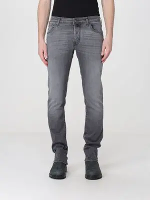 JACOB COHЁN Mid-rise Skinny Jeans In Stretch Cotton Denim - Grey