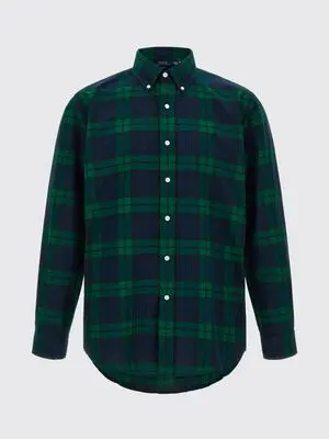 Polo Ralph Lauren Check Stretch Cotton Button-down Shirt - Blue