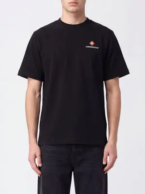 Casablanca Graphic Print Organic Cotton Crewneck T-shirt - Black 2
